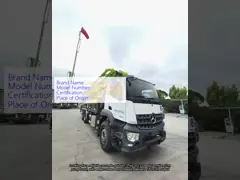 2023 Used Zoomlion 52m Concrete Pump Truck with Mercedes Benz truck