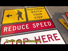 China ROADSAFE Australian Standard Multi Message Frame Construction Signage Avery T6501 Reflective Traffic Sign Board for sale