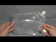 transparent nozzle bag