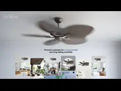China Tropical-Inspired Design 52" DC Motor Ceiling Fan with 5 ABS Blades for sale