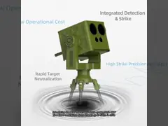 China 3 Kw Power 500m Laser Anti Drone Multi-Spectral Sensor And Fiber Laser Integrated Anti Drone System For Quick Neutralization And Response for sale