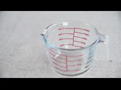 Cina Set di misurini in vetro borosilicato alto IKOO con marcature di facile lettura, beccuccio curvo e manici ergonomici per cucinare e cuocere al forno con precisione in vendita