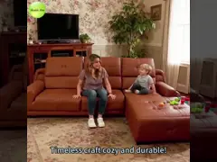 6912 Leather Corner Sofa: Warm Aesthetic, Timeless Craft – Perfect for Minimalist Scandinavian Inter