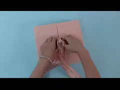 Dual - Opening Bowknot Gift Box - Orange Business & Wedding Favor Boxes Cosmetic & Birthday Gift Packaging