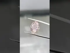 10CT Fancy Intense Pink Oval Shape Lab Grown Diamonds IGI Certified Diamonds Pink Diamonds