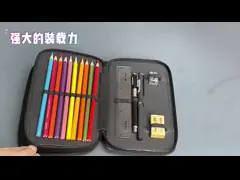 Large Capacity Portable Sublimation Pencil Case Thermal Transfer Printing Blank Art Drawing Statione