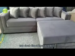 China Luxury Velvet Lounge: Cloud - Like Comfort, Modular Storage – Top Pick for Stylish Urban Homes for sale