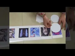 Bases para porta-copos de acrílico sublimável personalizadas com verso em cortiça, formato redondo e quadrado, tamanho 10cm