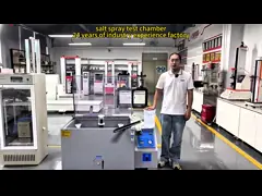 Salt Spray Test Equipment Integrally Molded Tower Spray System PVC Cover Water Seal Tank