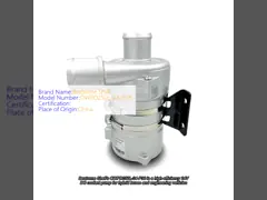High Efficiency Electric Coolant Pump 24V DC Input for Hybrid Bus & Engineering Vehicles