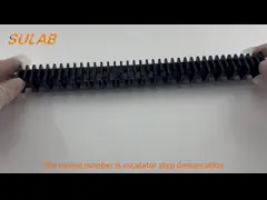 Escalator Step Frame Plastic Yellow Edge Strips And Black Tread Strips Escalator Yellow Strip Plasti