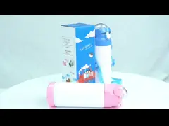 China 350ml And 500ml Sublimation Water Bottle Blanks With Straw Diy Custom Stainless Steel Water Bottle Sublimation for sale