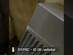 China TMY Sany oil cooler radiator SY215C-10 Plate radiator Excavator aluminum radiator for sale