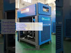 Συμπιεστής αέρα κοχλία άμεσης κίνησης Shanghai Rotorcomp LGCD(C)-11D C V VP