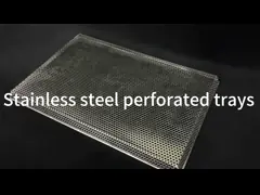 China 400*600mm Perforated Aluminium Baking Tray Aluminum Cooking Trays for sale