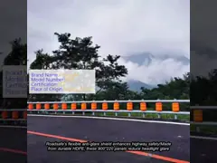 China Galvanized Steel Anti-Corrosion EVA PE Road Roller Barrier Safety Highway Barrier for sale