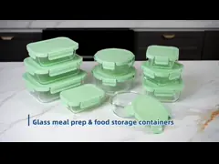 Glass Food Storage Containers with Airtight Lids