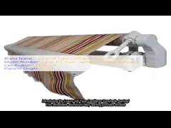 China Aluminium Alloy Outdoor Sunshade Awning Luxury HA Type Cantilever  Sunshade Canopy for sale