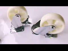 China Heavy Duty Pure Nylon Polyamide Strong 350kgs Loading Capacity 100mm 4 Inch Durable Wear-resistant Caster Wheel for sale