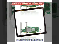 China New Original ConnectX-6 VPI InfiniBand Adapter Card with QSFP56 HDR100 and PCIe 3.0 x16 Interface for sale