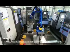 China Programming YASKAWA 6 Axis Industrial Robotic Arm Machine Tending Machine Automation Robot Workstation With Gripper for sale