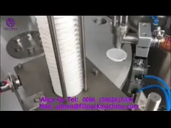 2053 J110 Rotary Disc Film Cup Filling and Sealing Machine