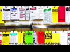 Kit dispositivo di blocco e contrassegno di sicurezza industriale impermeabile