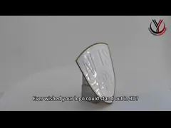 China Custom Degradable TPU Badge Molding Heat Embossed Logo For Clothing for sale