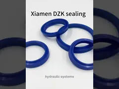 DHS Type Hydraulic Cylinder Wiper Ring, DH Polyurethane C-Shaped Bidirectional Sealing Ring