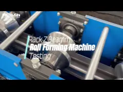 Clean Cut High Speed Rack Z Beam Rack Roll Forming Machine