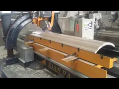 Cina Tagliatrice automatica per scanalature di colonne romane con frequenza 50Hz, dimensioni carrello 1200*3500 e imballaggio per trasporto in container da 20 piedi in vendita