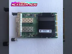 China Mellanox MCX562A-ACAI ConnectX-5 Network Card with 10/25GbE Dual-port QSFP28 PCIe 3.0 X16 Adapter for sale