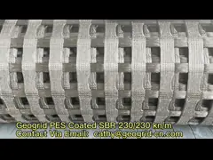 Soil Stabilization Warp Knitting Polyester Biaxial Geogrid Reinforcement for Civil Engineering