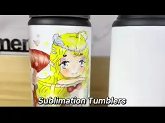 Sports Travel Sublimation Aluminum Water Bottles 20 oz Blank Sublimation Tumblers With Lid And Straw
