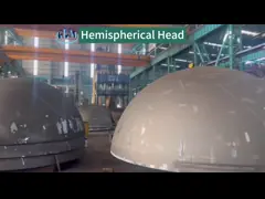 China Customized Split-piece Hemispherical Heads for High Temperature Equipment in Oil and Gas Industry for sale