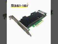 Cina Scheda RAID SAS da 12 Gbps, supporta 16 porte, controller di storage enterprise PCIe3.0 Broadcom 9361 16i in vendita