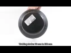 China 132MM Plate Dia. Air Bellows by Firestone Style 244C Single Type Rubber Air Spring for sale