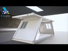 Z형 20피트 내구성이 뛰어난 조립식 모듈식 접이식 컨테이너 하우스 모바일 홈 (호텔 프로젝트용)