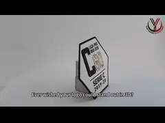 China Degradable OEKO Heat Press Football Badges 8 Colorways TPU Badges for sale