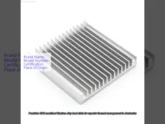 Custom Titanium Alloy Heat Sink Precision CNC Machining China Thermal Solution for Electronics