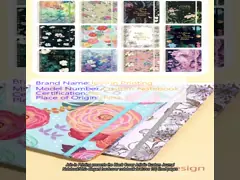 Black Cover Artistic Custom Journal Notebook for Business Professionals