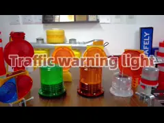 China ROADSAFE 2025 Solar Powered LED Strobe Beacon Light for Road Work Safety with High Brightness and Waterproof Design for sale