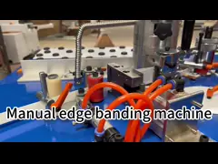 China Woodworking Edge Banding Manual Machine Desk Home Decoration Curved Straight Edge Banding Machine for sale