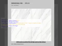 Modern Simple Style Indoor Ceramic Floor Tiles with High Scratch and Slip Resistance