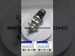 China KBZE 600-863-4110 KOMATSU SAA6D102E ENGINE 600-863-4210 STARTER MOTOR ASSY 24V 10T 4.5KW FITS FOR PC200-6 PC200-7 PC220 WA250 D41A for sale