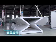 폴드형 모쥴 방식의 조립 주택들