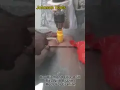 Pezzi di carotiere asciutti del diamante dello SGS OD 35mm con la brasatura dei Rohi per granito