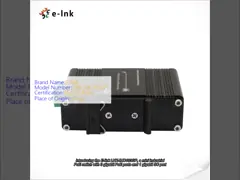 Mini Industrial PoE Switch 3 Port 10/100/1000T 802.3at + 1 Port 100/1000X SC Switch