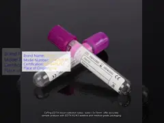 EDTA сборные трубки крови в 13x75 мм Размер Окончательное решение для точного анализа образца