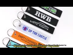 Custom Car Embroidered Keychains - Premium Fabric & Honda-Themed Designs - Show Your Brand Pride